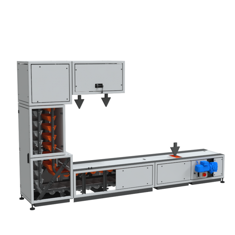 Multi-discharge bucket elevators - Internovi B.V. - Verticaal Transport